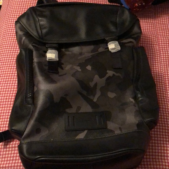 Coach | Bags | Ranger Backpack Signature Coach Leather Camouflage ...